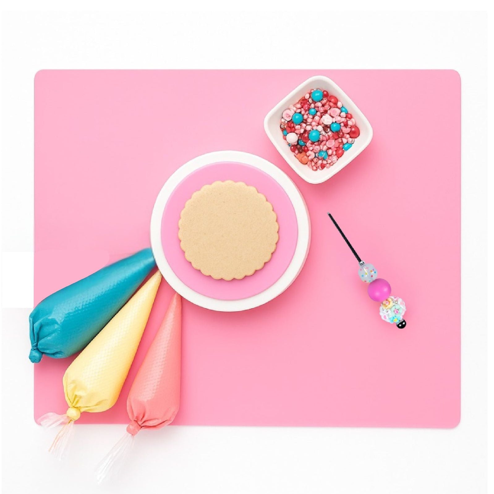 Pretty in Pink - Cookie Work Station Bundle – A Custom Cookie